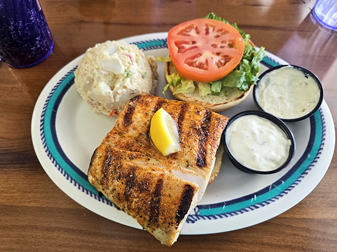 Grilled mahi-mahi that's so perfectly seasoned and cooked, it practically melts on your fork before reaching your eager mouth.