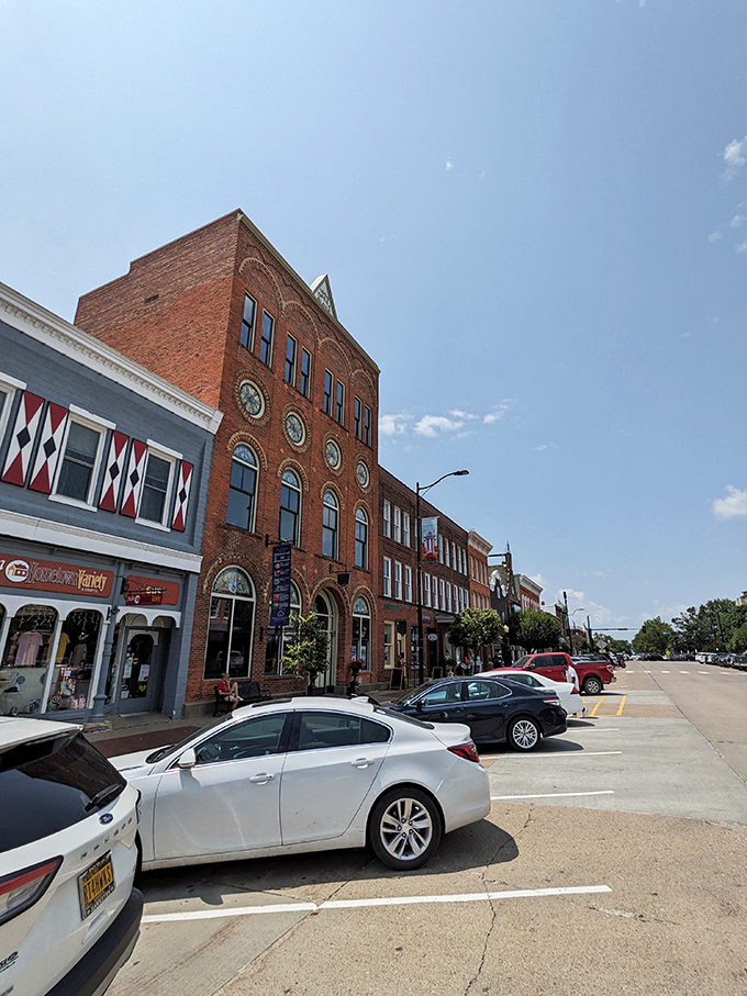 Main Street's brick buildings house shops where you can find everything from wooden shoes to artisanal cheeses.