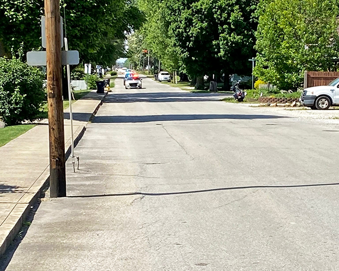Tree-lined streets with minimal traffic create the perfect setting for evening strolls and impromptu conversations with passing neighbors.