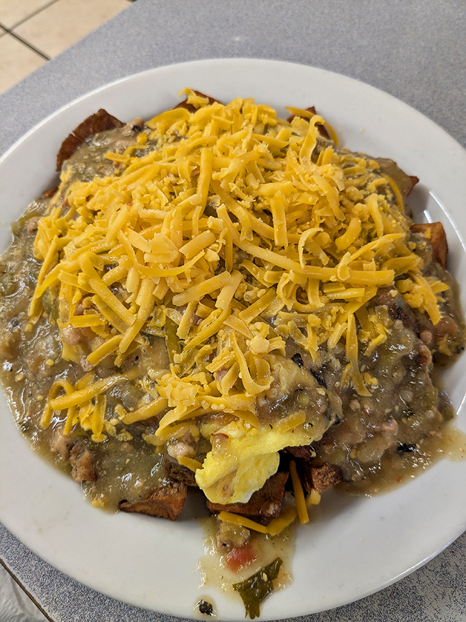 The Mexican Slopper doesn't care about your Instagram aesthetic&mdash;it's too busy being absolutely delicious under that blanket of melted cheese.