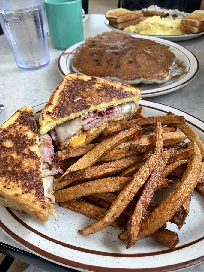 The Monte Cristo sandwich and hand-cut fries&mdash;proof that sometimes the best things in life are, in fact, deep-fried to golden perfection.