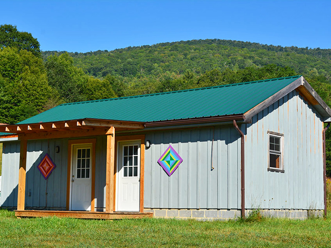 This humble mountain cabin with its colorful quilt squares tells you everything about Highland County&mdash;simple, beautiful, and unexpectedly artistic.