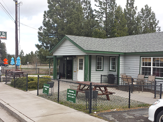 Small-town businesses with front porches that invite lingering. The kind of place where "fast food" means they recognized you and started cooking before you sat down.