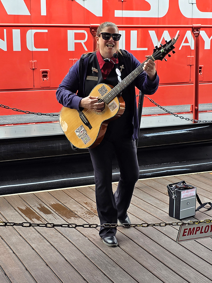 Live music on the platform adds that special Branson touch&mdash;because every great journey deserves its own soundtrack.