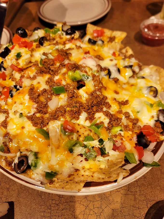 These loaded nachos aren't messing around&mdash;they're the kind that require a strategy to ensure every bite delivers the perfect flavor combination.