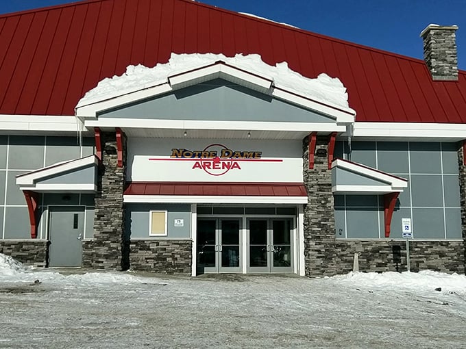 Notre Dame Ice Arena stands ready for hockey season, where local legends are born and hot chocolate tastes better than anywhere else.