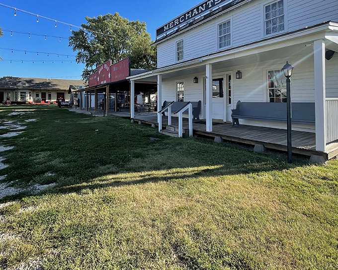 Old Abilene Town's wooden boardwalks transport visitors to frontier days. These merchants weren't selling artisanal anything&mdash;just the essentials at prices that made sense.