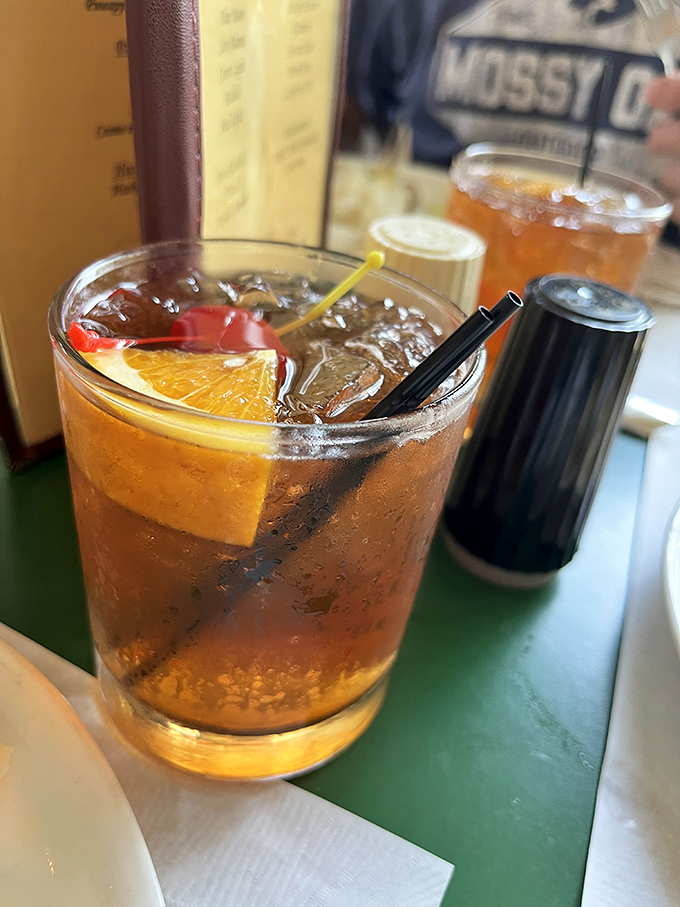 Wisconsin's unofficial state cocktail gets the respect it deserves here—an Old Fashioned that balances sweetness, bitters, and booze like a tightrope walker.