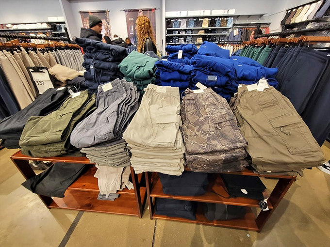 The cargo pants promised land&mdash;where tactical meets practical. Every shade of khaki imaginable stands ready for whatever adventure your weekend has planned.