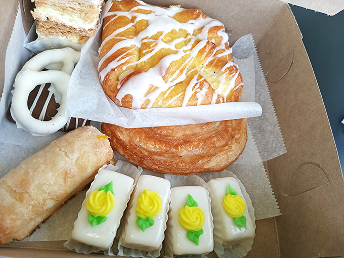 The bakery box of dreams&mdash;where Danish pastries, petit fours, and eclairs gather for what might be the world's most delicious party.