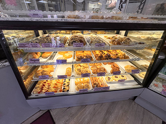 The display case&mdash;where pastries line up like contestants in a delicious beauty pageant, each vying for your attention and appetite.