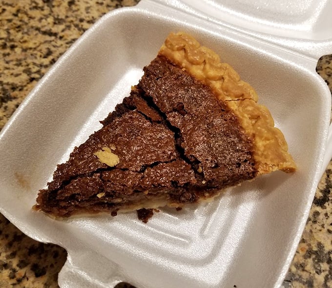 Pecan pie that strikes the perfect balance between gooey and structured&mdash;like the dessert equivalent of your favorite song's bridge. Sweet architecture at its finest.