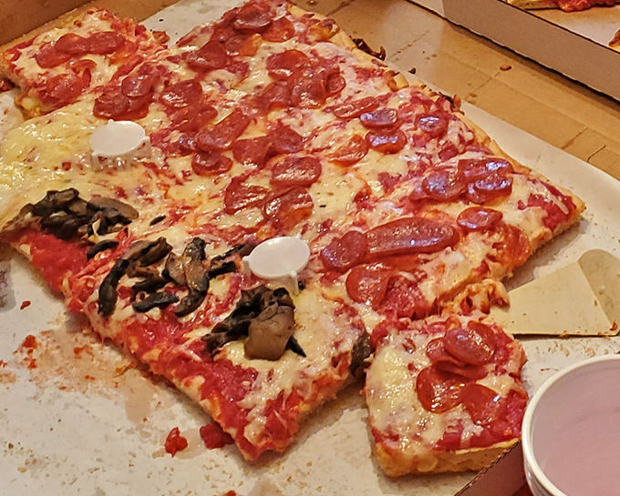 Half pepperoni, half mushroom &ndash; the Switzerland of pizza choices that keeps peace at family gatherings across Western Pennsylvania.