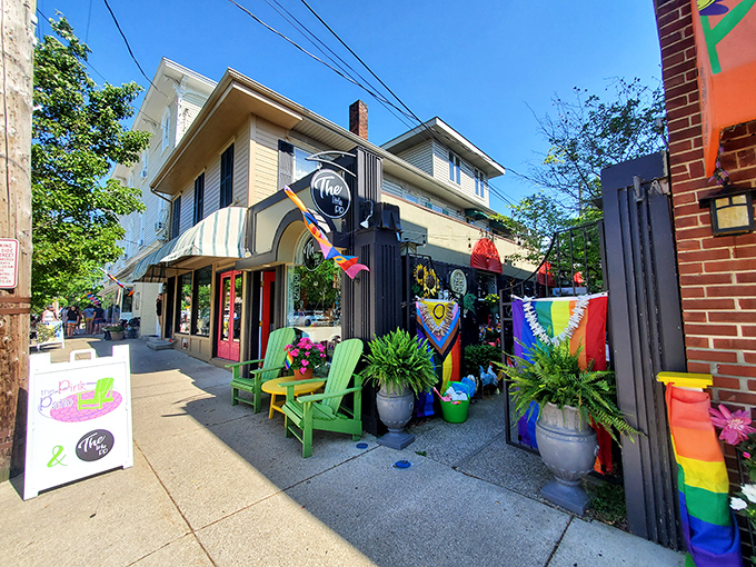 Bursting with color and personality, this shop front is the retail equivalent of that friend who's always the life of the party.