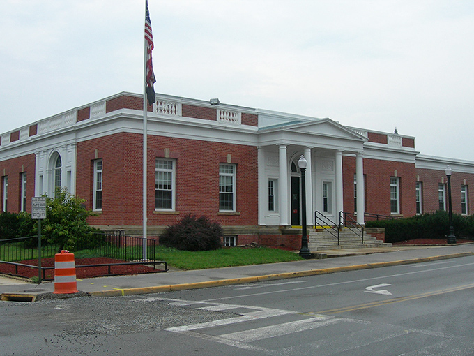This isn't just a post office&mdash;it's a stately brick reminder of when government buildings were designed to inspire civic pride rather than efficiency reports.