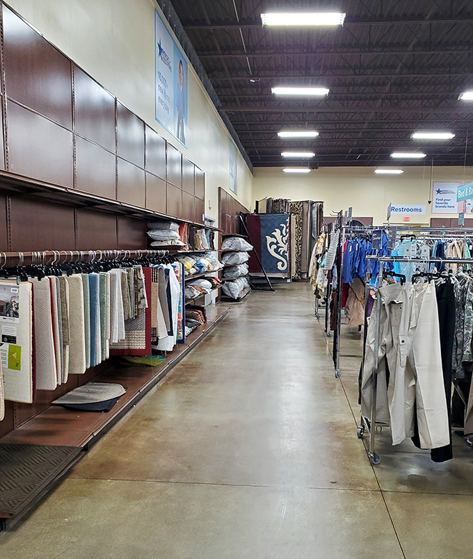 This aisle isn't just clothing&mdash;it's a textile museum where yesterday's fashion finds tomorrow's admirers at prices that make everyone smile.