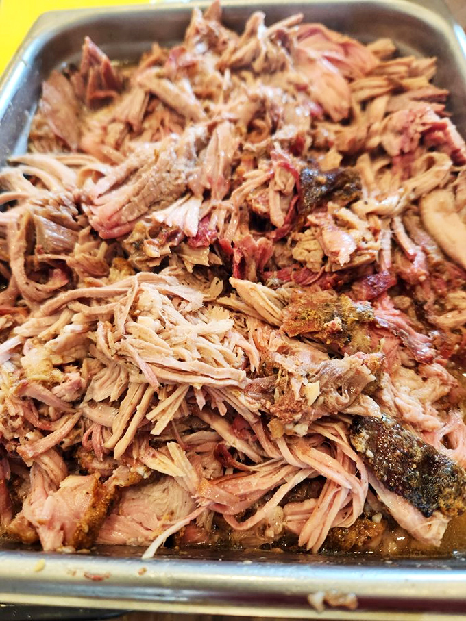 Pulled pork that's been introduced to smoke and spice with the care of a proper matchmaker. Each strand tells a story of patience and pit mastery.