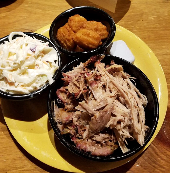 Coleslaw, mac and cheese, and pulled pork &ndash; the holy trinity of Southern comfort presented with Pennsylvania Dutch precision.