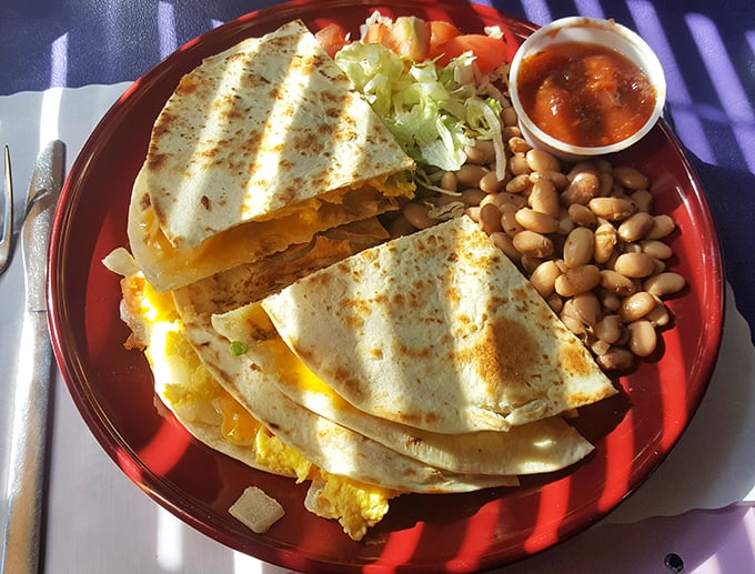 This quesadilla has achieved what politicians can't&mdash;bringing together diverse elements in perfect, melty harmony.