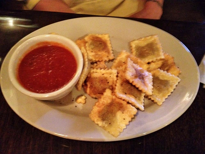Spumoni that looks like a frozen Italian flag decided to become dessert &ndash; patriotic and delicious in equal measure.