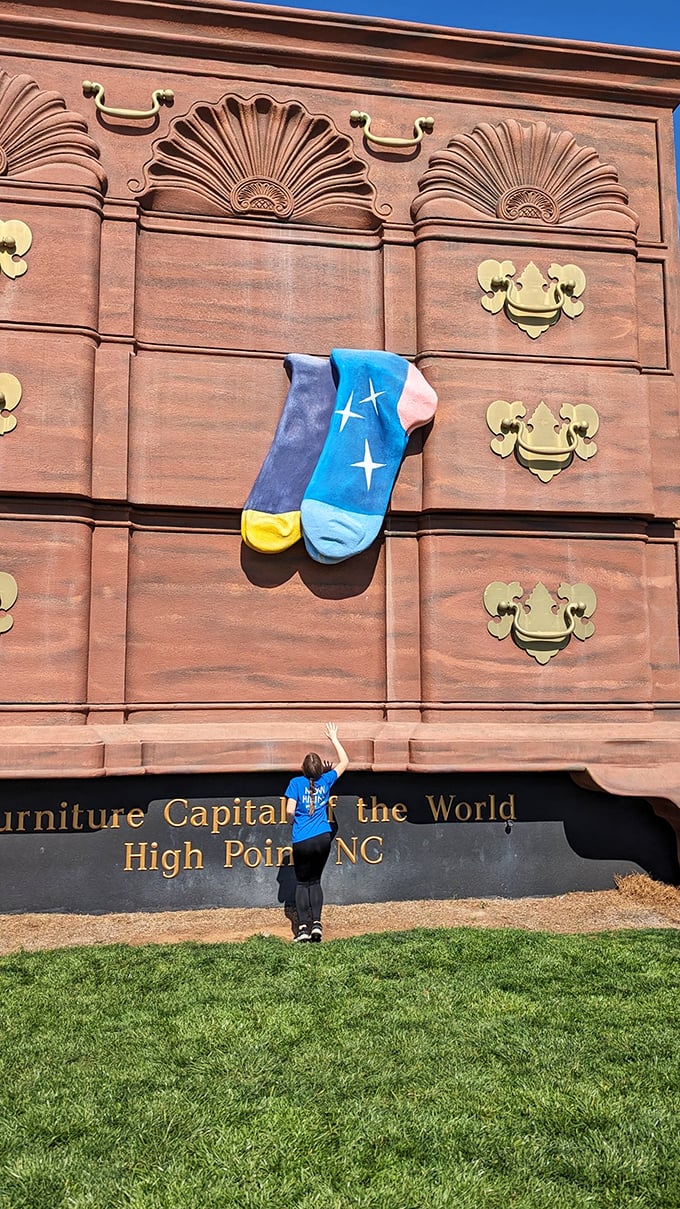 Reaching for the stars&mdash;or at least for giant drawer pulls. This gives "shopping for furniture" a whole new perspective.