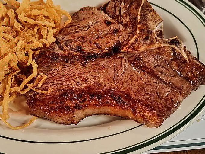 This ribeye doesn't need Instagram filters &ndash; nature's marbling created this masterpiece long before social media needed food content.