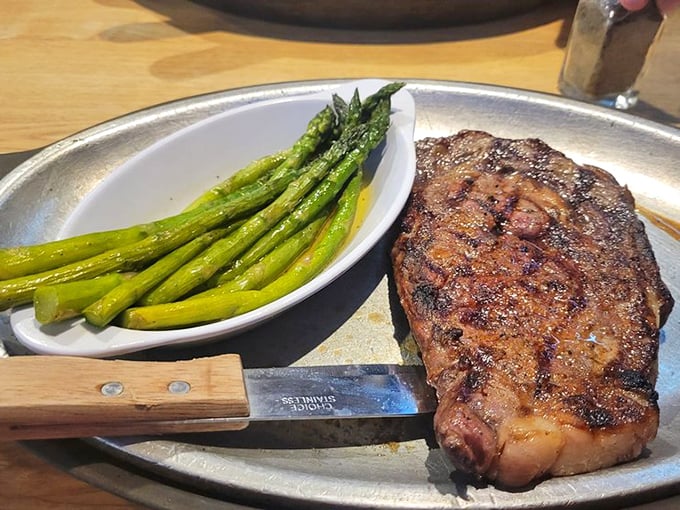Asparagus and steak &ndash; nature's perfect pairing, like Sinatra and a martini, timeless and utterly satisfying.