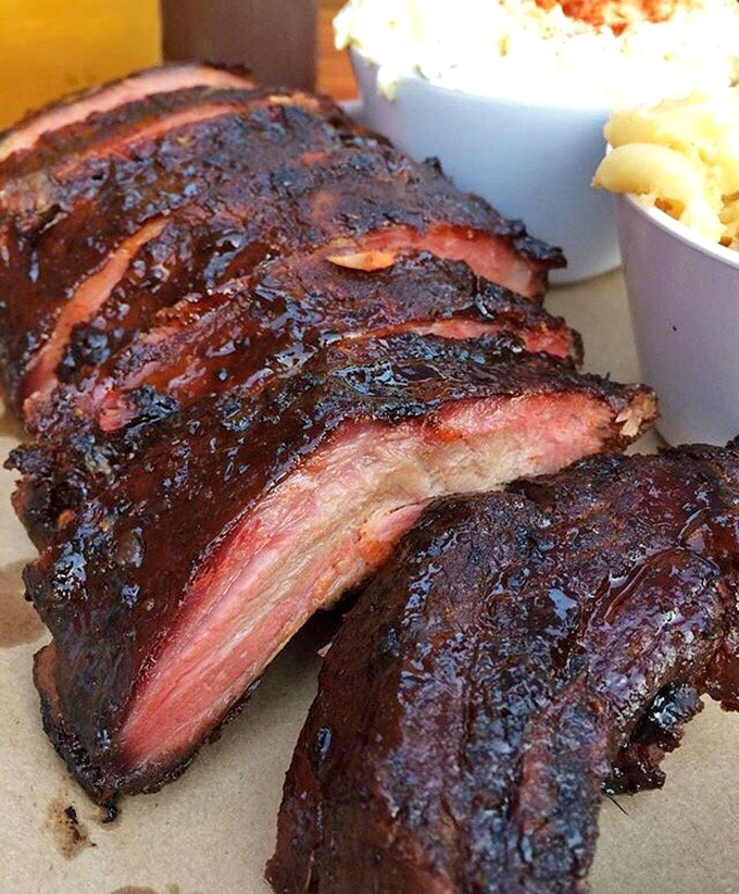 Ribs with a bark so beautiful you almost feel bad taking that first bite. Almost.