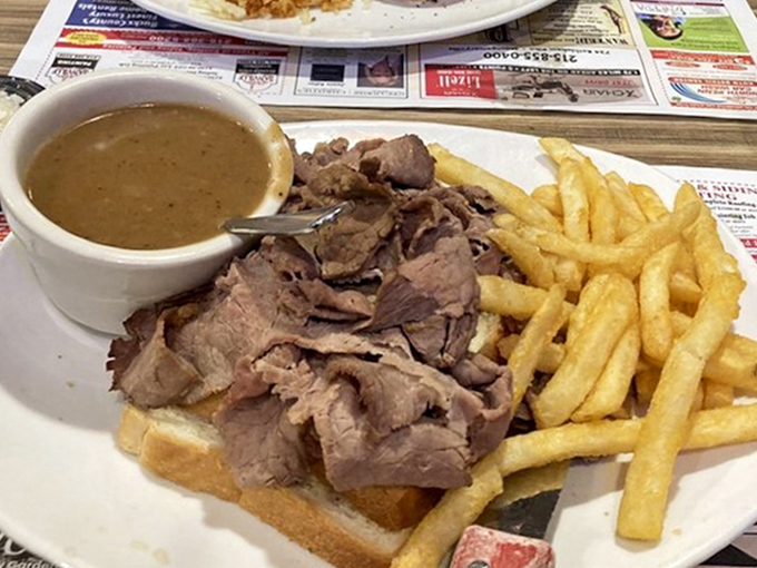 A roast beef sandwich that doesn't just speak to your hunger&mdash;it writes poetry to it, with gravy as the passionate closing verse.
