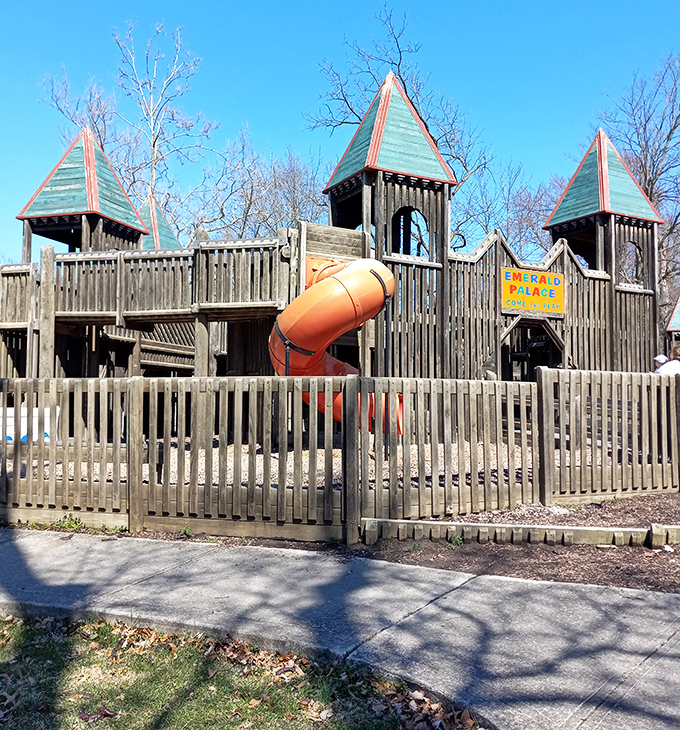 Robe Ann Park's "Emerald Palace" playground invites the young and young-at-heart to climb toward the sky, proving fun doesn't need a hefty price tag.