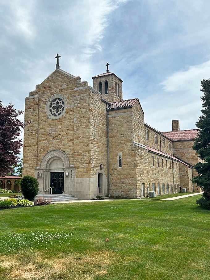 Saint Anthony's stone walls have heard more prayers than a monastery, standing solid through generations.