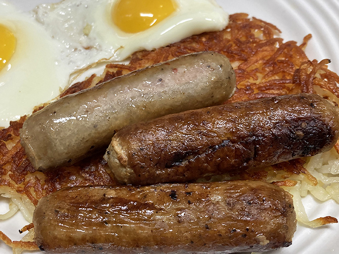 These sausages aren't just breakfast meat&mdash;they're morning ambassadors of flavor, nestled beside eggs and hashbrowns like old friends.