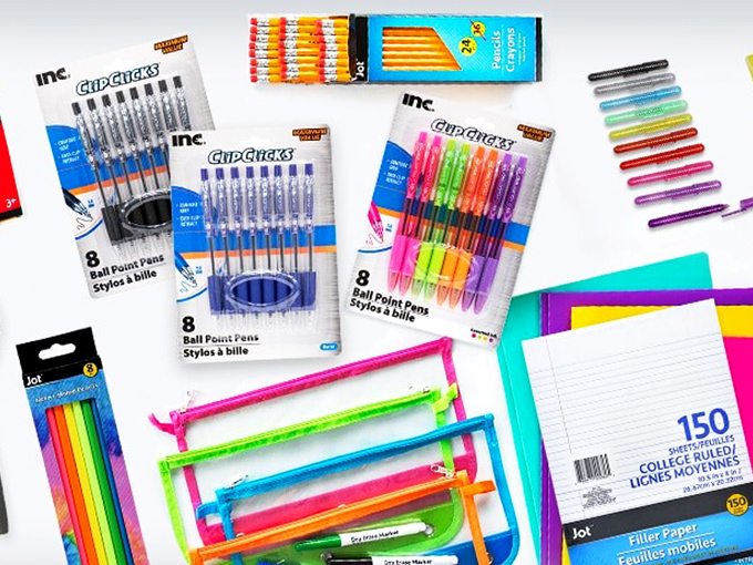 School supply paradise! Colorful pens, notebooks, and folders that make back-to-school shopping feel like a victory rather than a financial defeat.