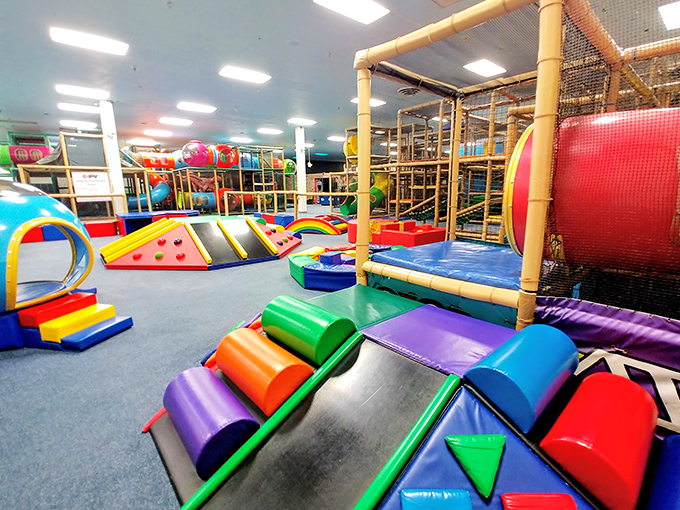 SeaBase Family Fun Center proves that sometimes the most colorful adventures happen indoors&mdash;a playground that makes adults wish they could still fit in the ball pit.