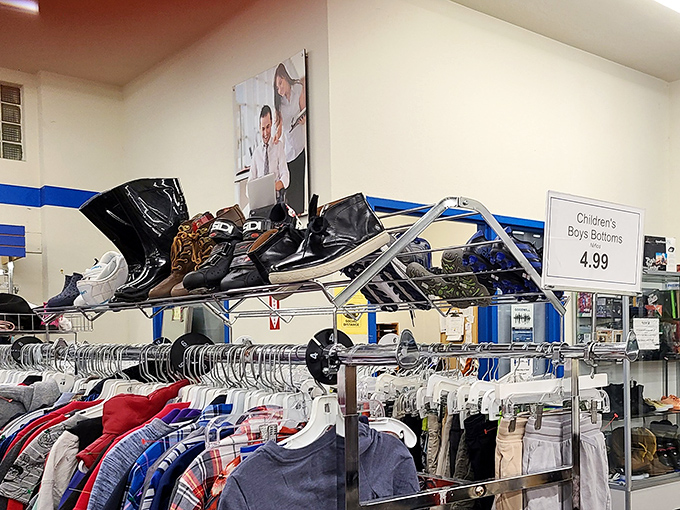 Shoes and boots await their Cinderella moment. Each pair tells a story and is ready to start a new chapter with you.