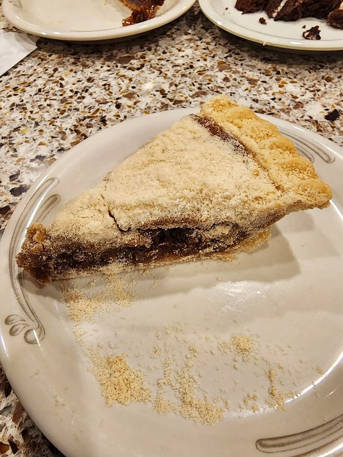 Shoofly pie&mdash;the dessert that launched a thousand diets tomorrow. Molasses-rich and topped with crumbs, it's Pennsylvania's sweet contribution to American cuisine.