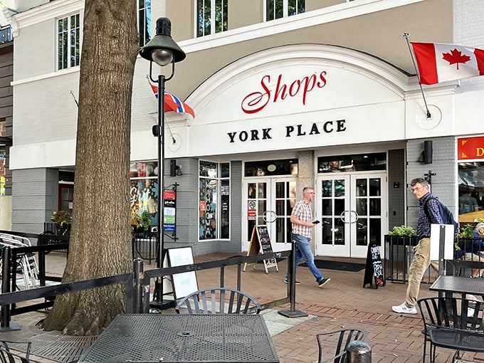 York Place Shops offers the retail therapy experience without the mall madness &ndash; the kind of place where you might find that perfect something you weren't even looking for.