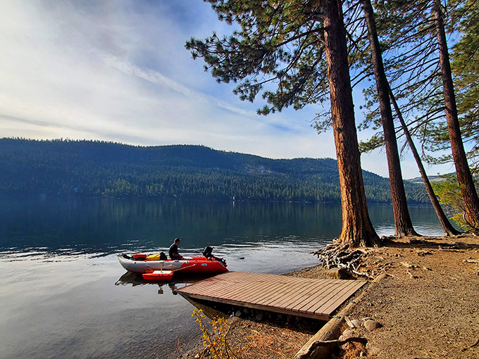 Donner Lake tranquility that makes you forget about emails. The kind of spot where even your phone seems embarrassed to interrupt.