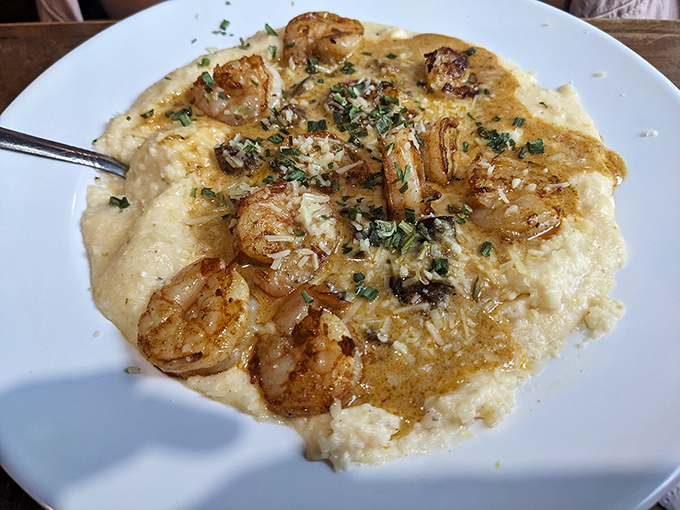 Shrimp and grits so creamy and perfectly seasoned, you'll forget every mediocre version you've ever endured before.