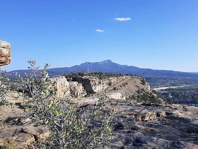 Simpson's Rest offers panoramic views that make you feel like you're standing on the edge of forever, with Trinidad spread below.