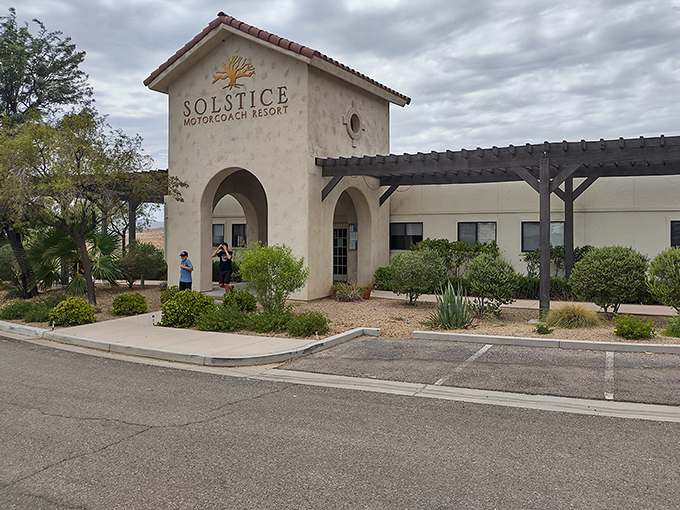 Solstice Motorcoach Resort: where "camping" means bringing your house with you and parking it in style under endless Nevada skies.