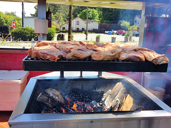 The outdoor smoker&mdash;where magic happens over open flame. If heaven has a scent, it probably smells exactly like this.