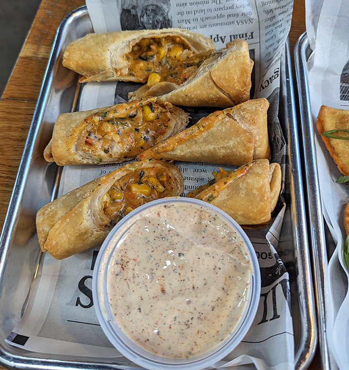 Southwest Rolls: Where Tex-Mex meets Ohio in crispy, golden packages stuffed with savory fillings that demand to be dunked.