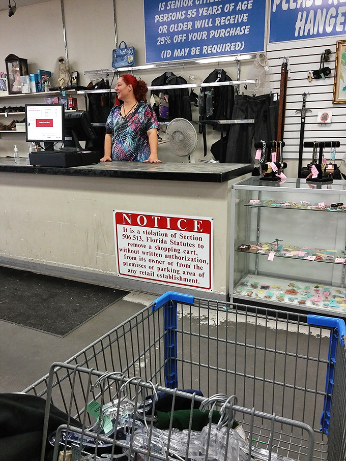 Behind every great thrift store is a dedicated staff member, the gatekeeper to bargains and the wizard of organization.