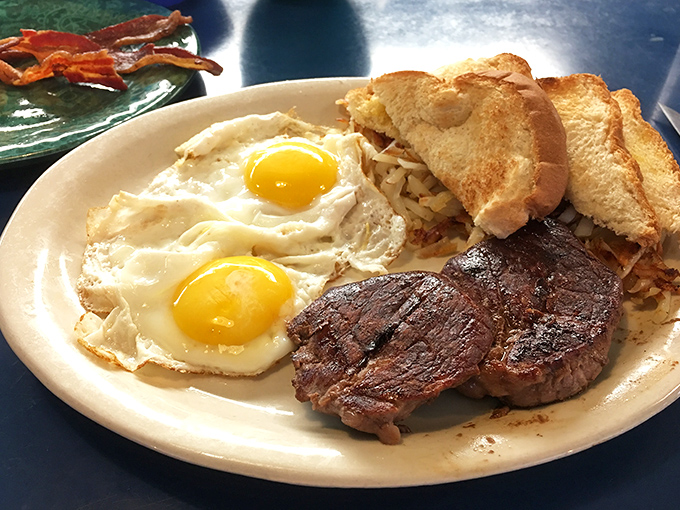 When steak meets eggs with toast and hash browns, breakfast becomes the most important meal by a landslide victory.