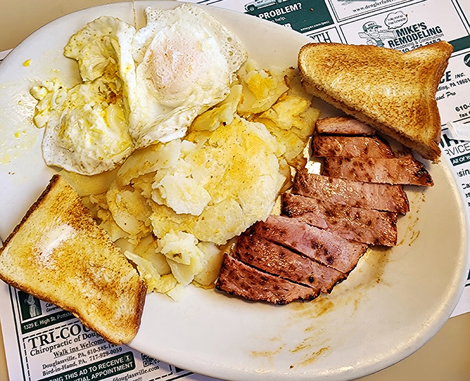 Steak and eggs done right &ndash; when your breakfast looks this good, lunch becomes completely optional.
