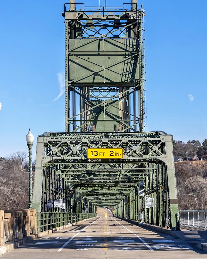 The Stillwater Lift Bridge stands as an engineering marvel and Instagram darling&mdash;its green steel frame creating a geometric pathway between Minnesota and Wisconsin.