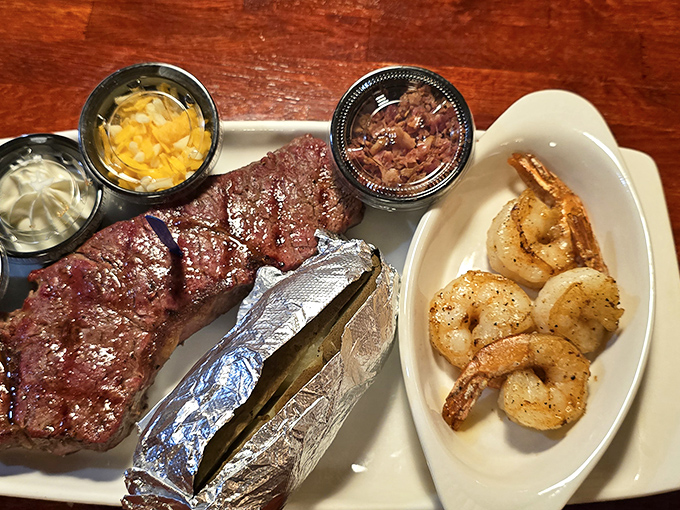 Surf meets turf in this classic pairing that never goes out of style. Like Sinatra and bourbon, some combinations are simply timeless.