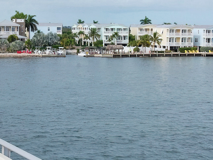 Waterfront living, Keys-style: where your morning coffee comes with million-dollar views and the constant reminder that paradise has a zip code.