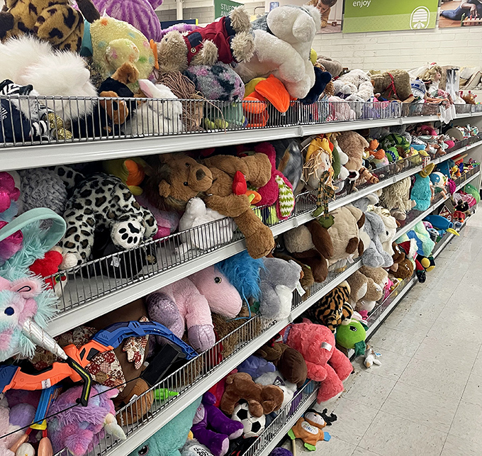 This stuffed animal menagerie could populate an entire daycare center for less than one fancy dinner out.